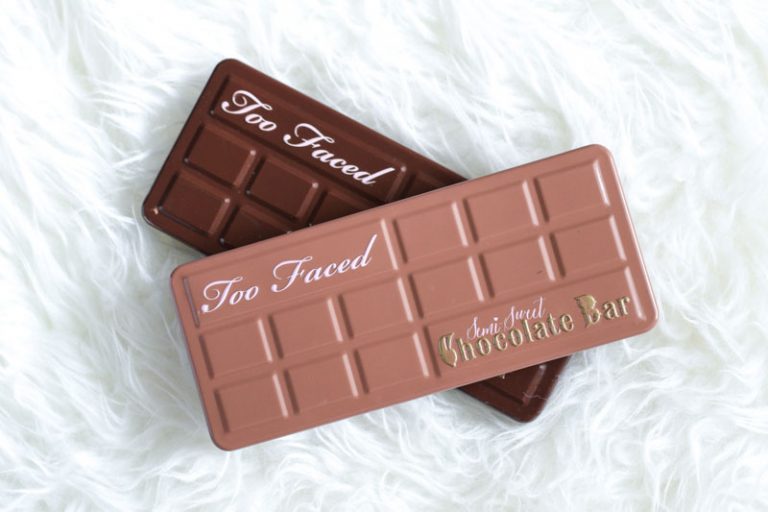 Too Faced Chocolate Bar vs Semi Sweet Palette